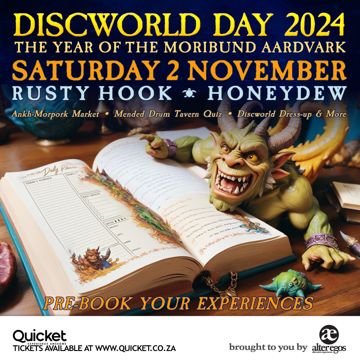 Pre-Registrations: Discworld Day 2024 - Alter Egos